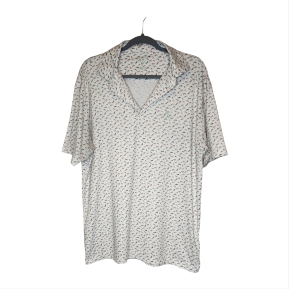 Rhoback Performance Polo Shirt Angler Fly Fishing Pri… - Gem